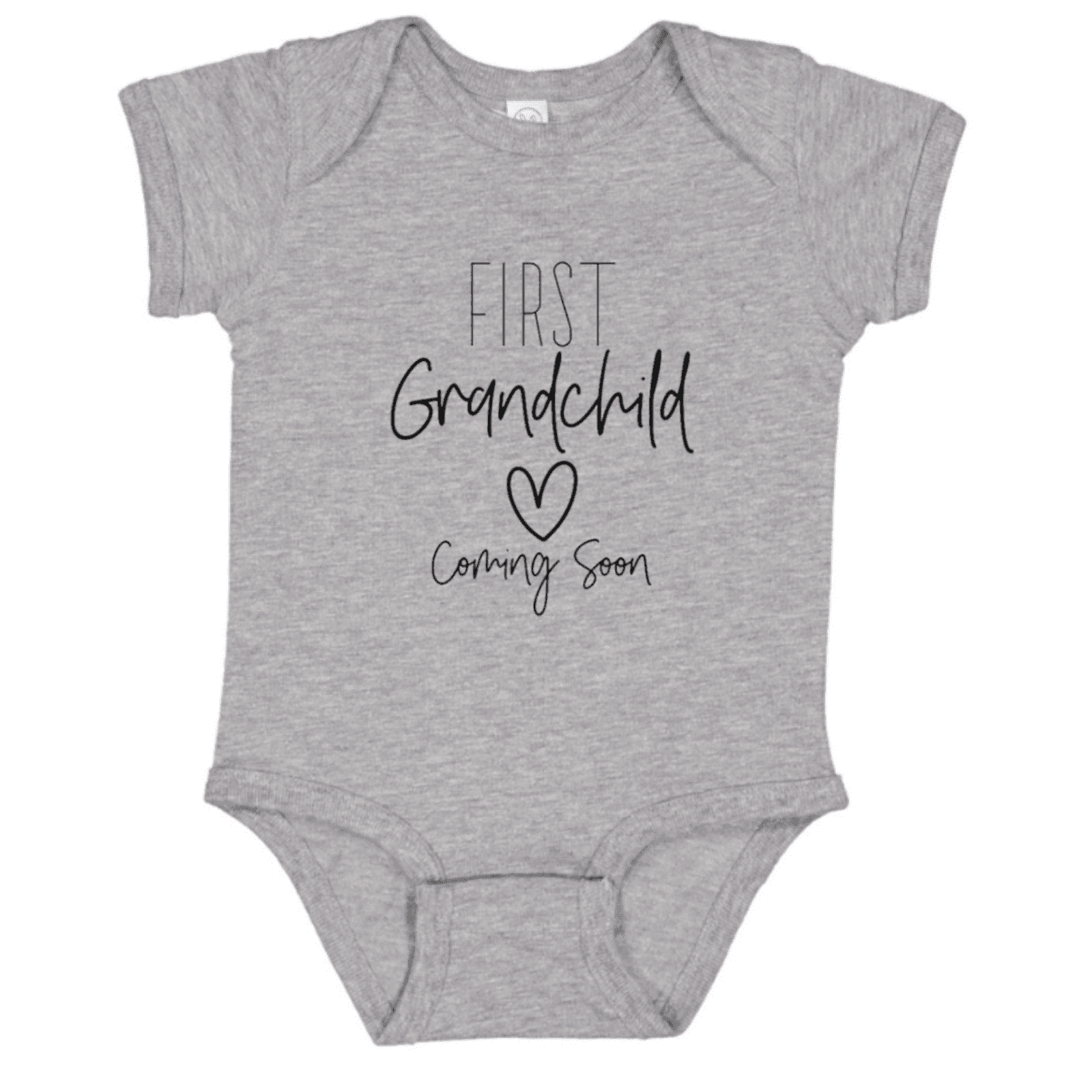 Baby Onesie Hub First Grandchild Coming Soon Bodysuit – Cute Baby ...