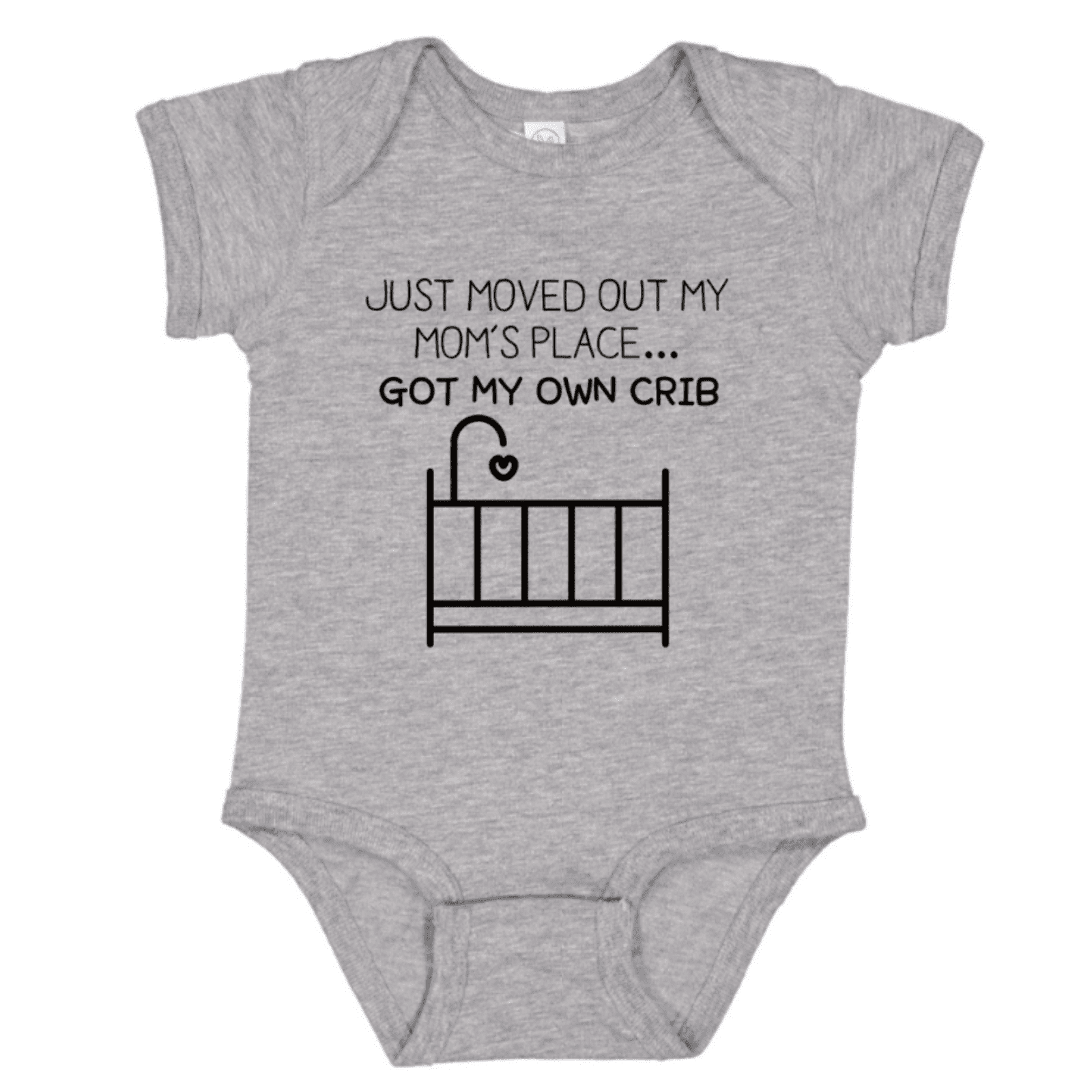 Baby Onesie Hub Girls or Boys Baby Bodysuit Moved Out Mom’s Place, Got ...