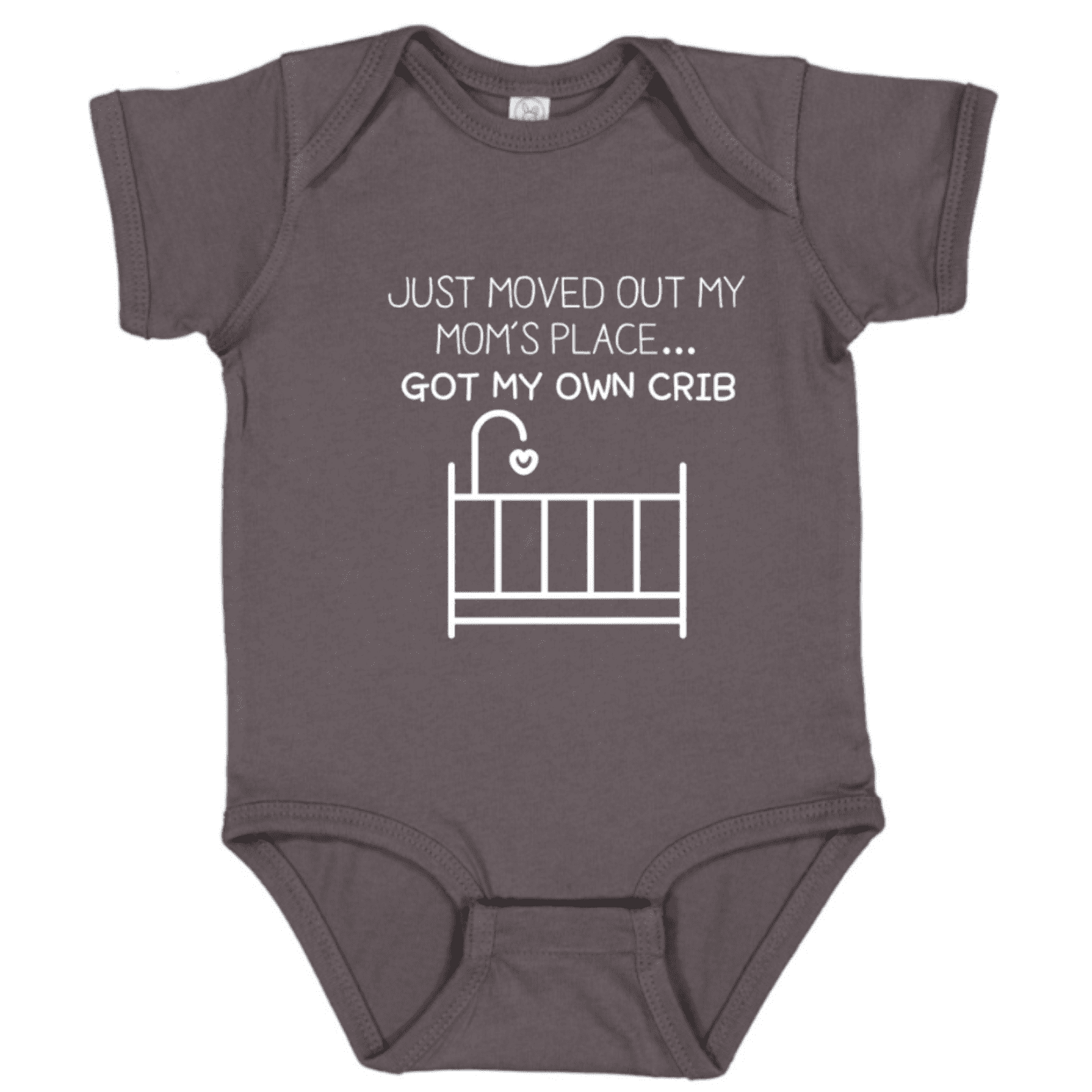 Baby Onesie Hub Girls or Boys Baby Bodysuit Moved Out Mom’s Place, Got ...