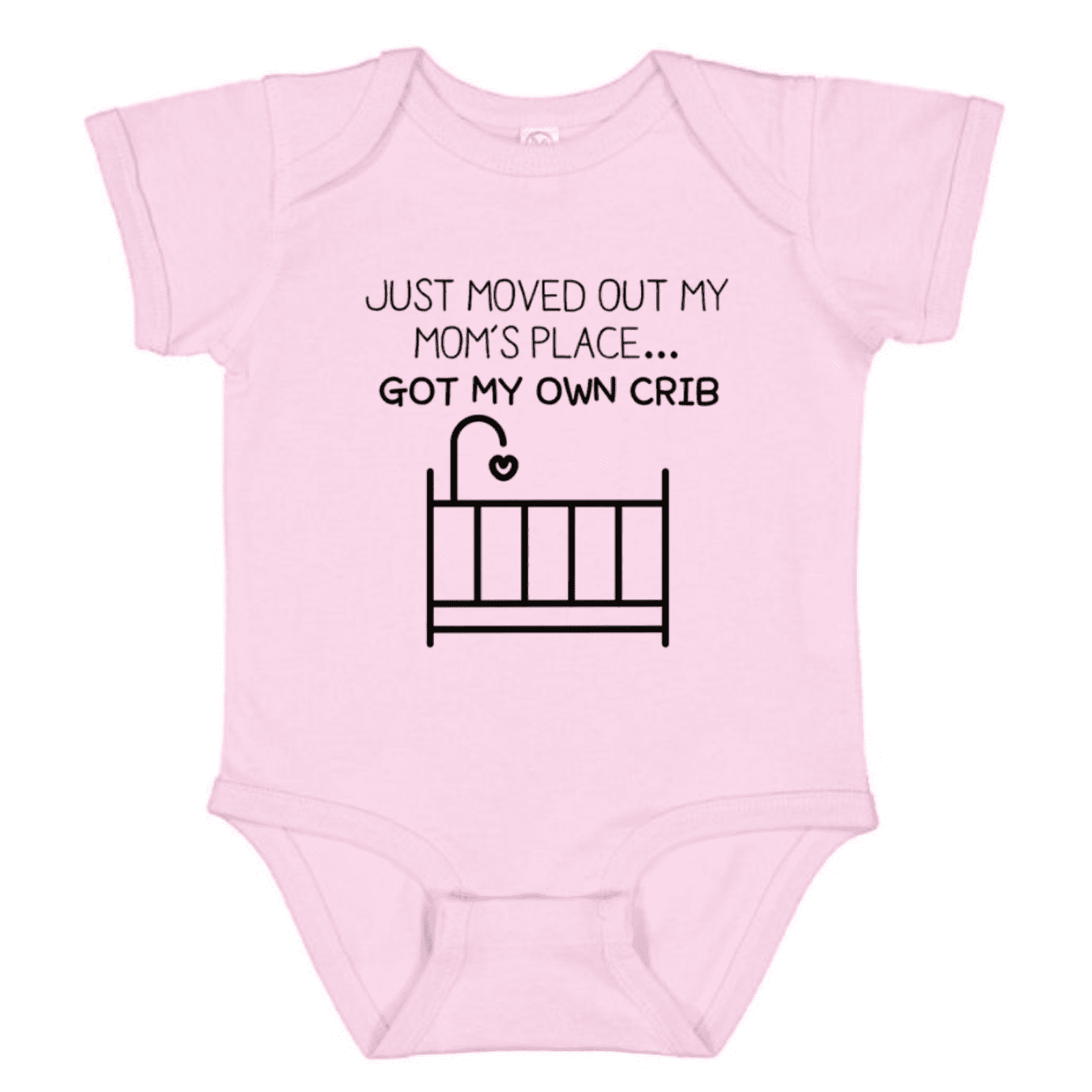 Baby Onesie Hub Girls or Boys Baby Bodysuit Moved Out Mom’s Place, Got ...