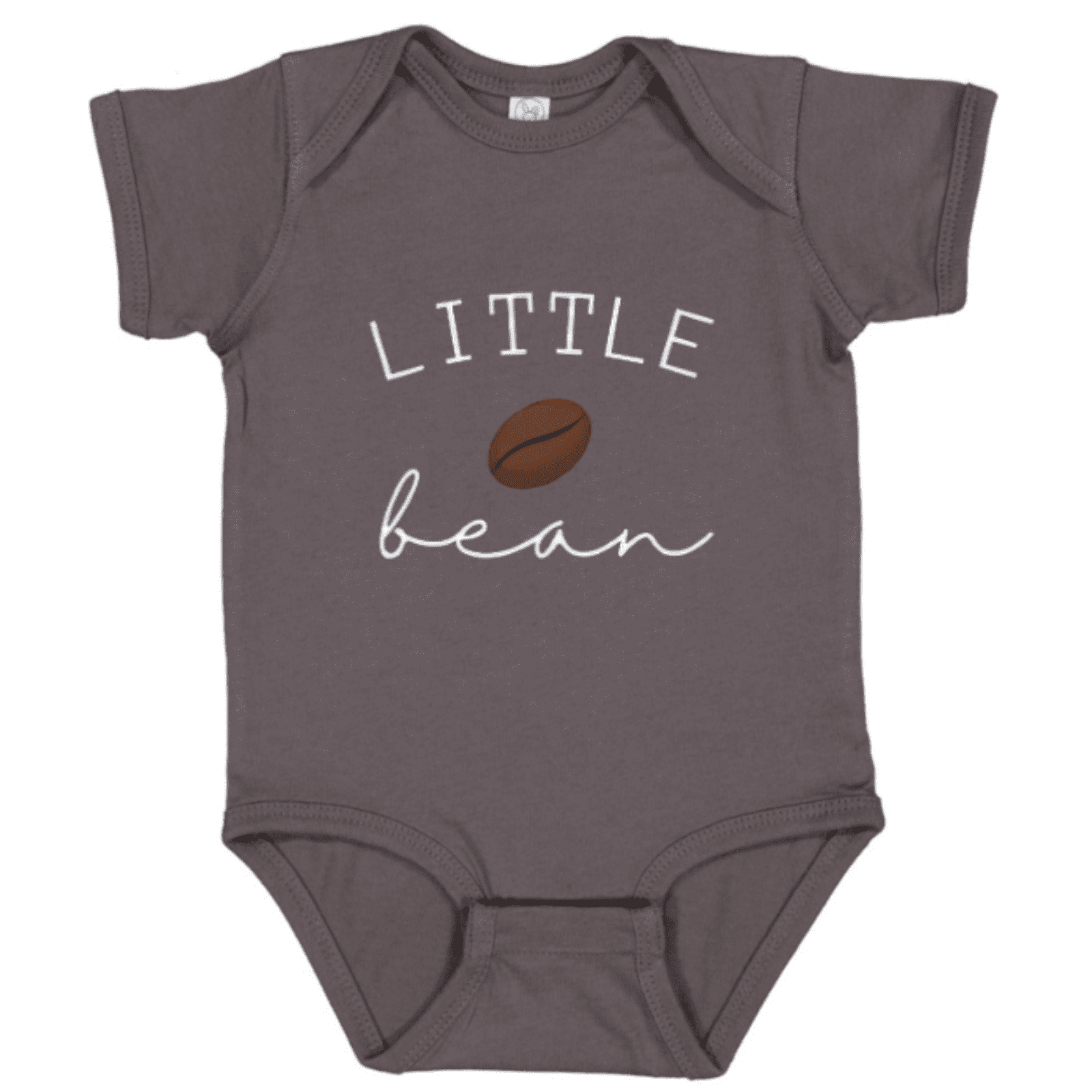 Baby Onesie Hub Little Bean Coffee Baby Bodysuit, Cute Newborn Baby ...