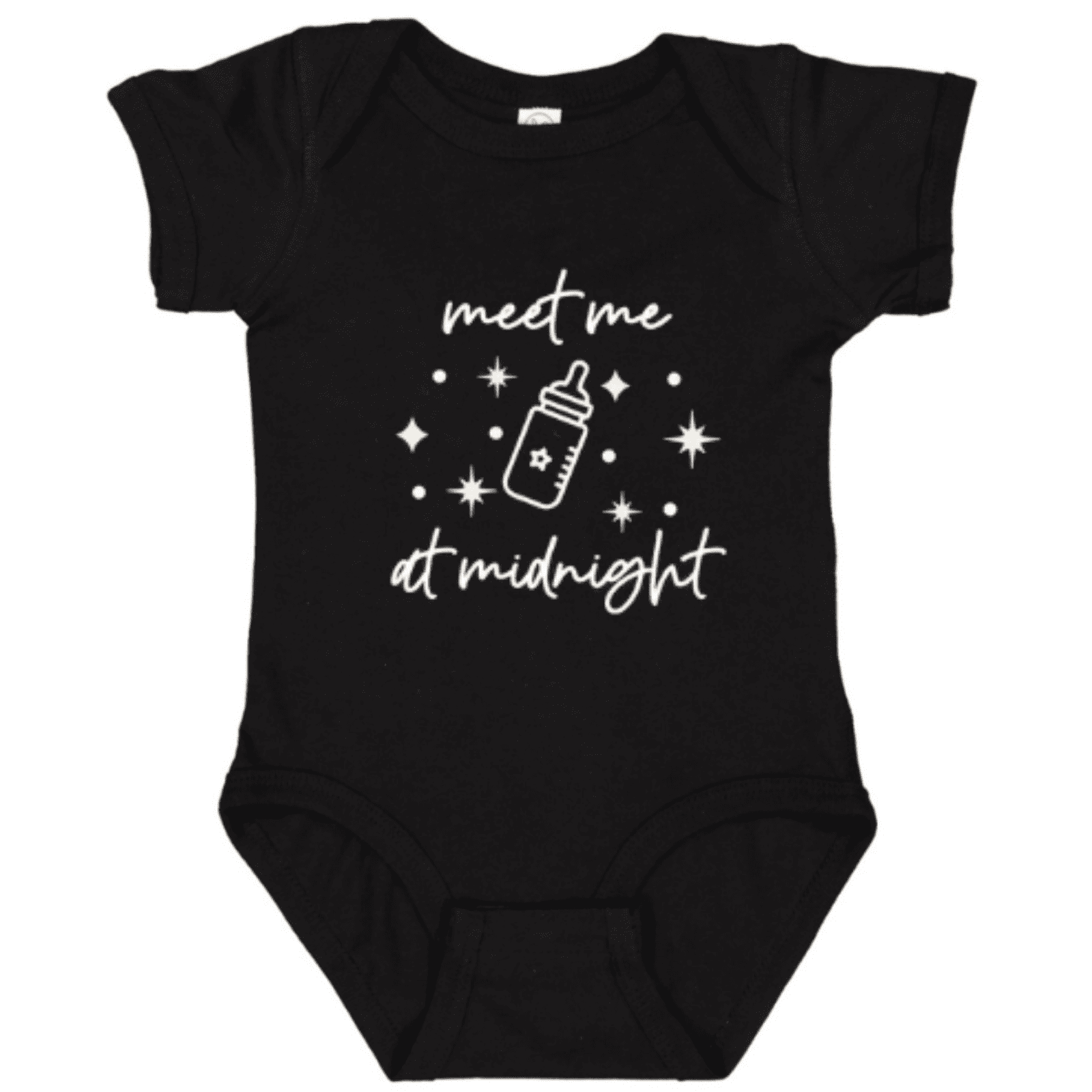 Baby Onesie Hub Meet Me at Midnight Baby Bodysuit, Cute Nighttime ...