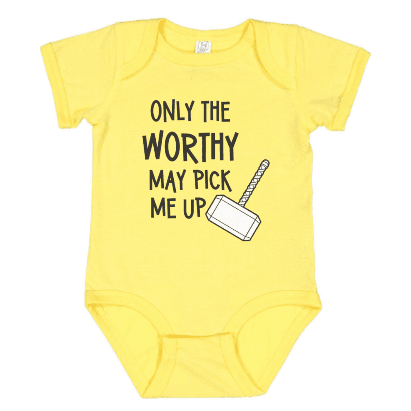 Baby Onesie Hub Only the Worthy Natural Baby Bodysuit, Girls or Boys ...