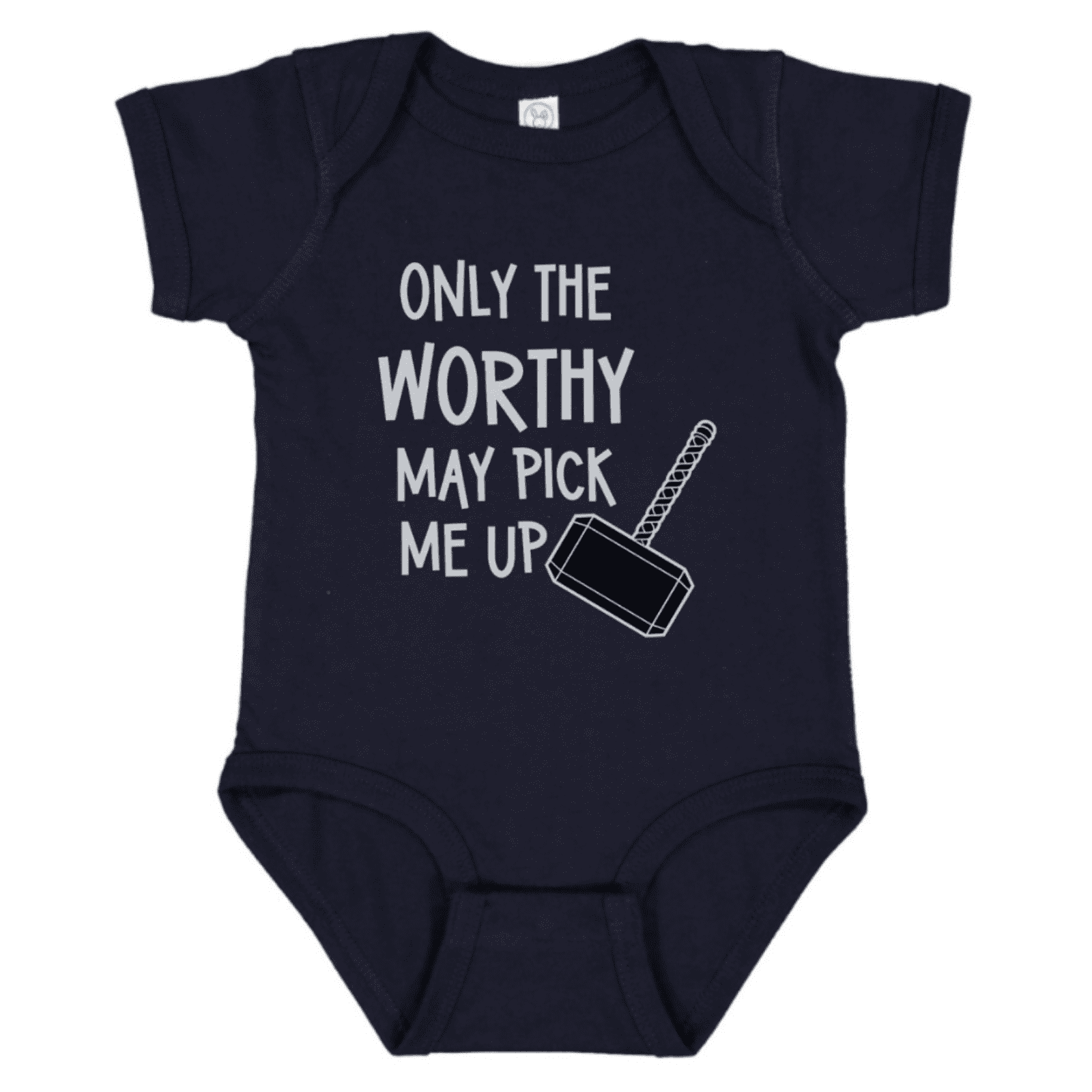 Baby Onesie Hub Only the Worthy Natural Baby Bodysuit, Girls or Boys ...