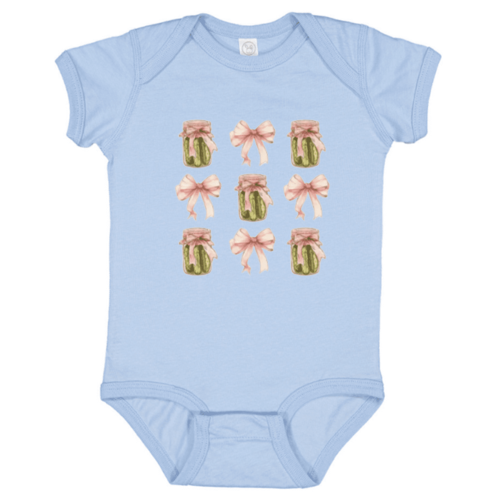 Baby Onesie Hub Pickle Bow Baby Bodysuit, Cute Coquette Pickle Boys and ...