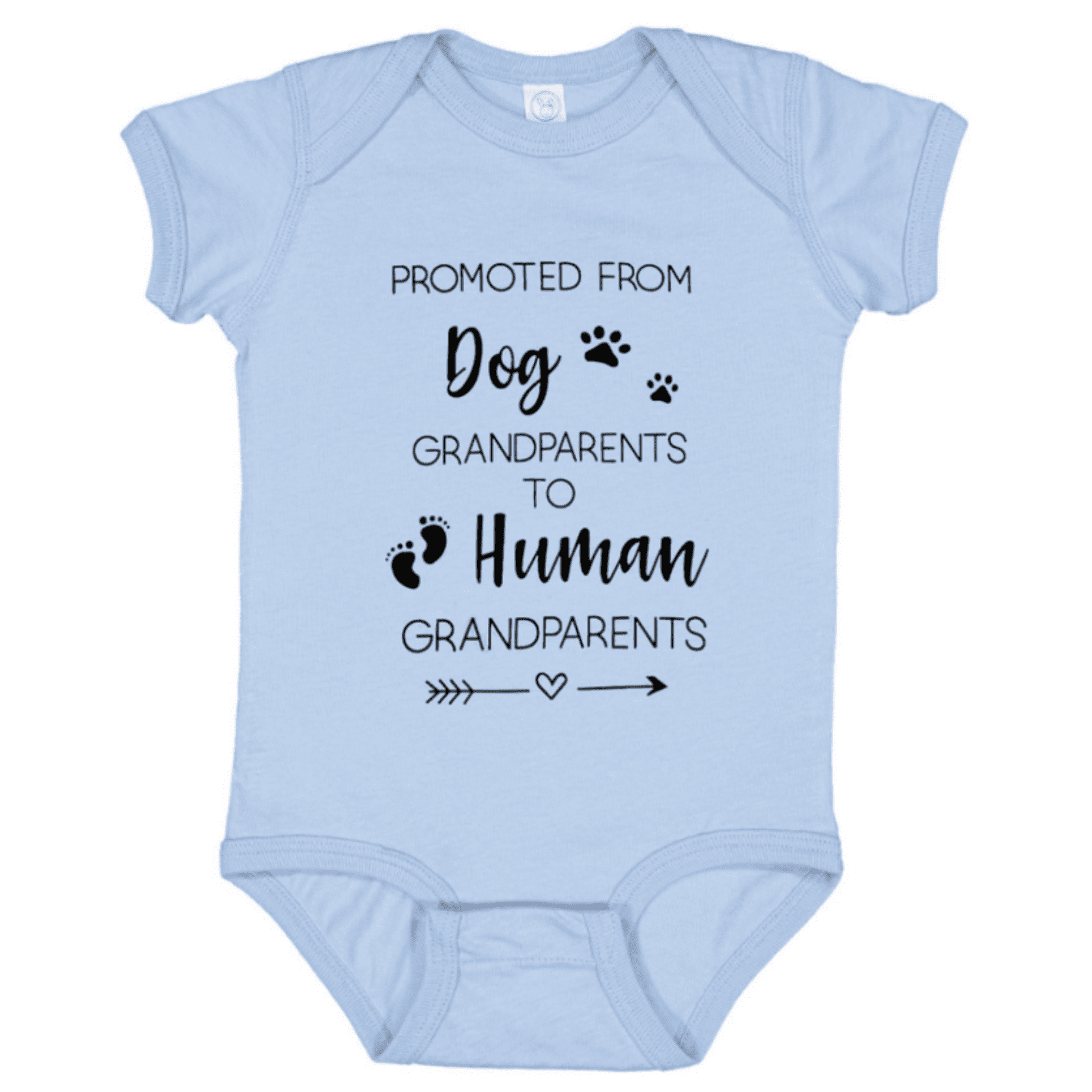 Baby Onesie Hub Promoted From Dog to Human Infant Shirt, Announcement ...