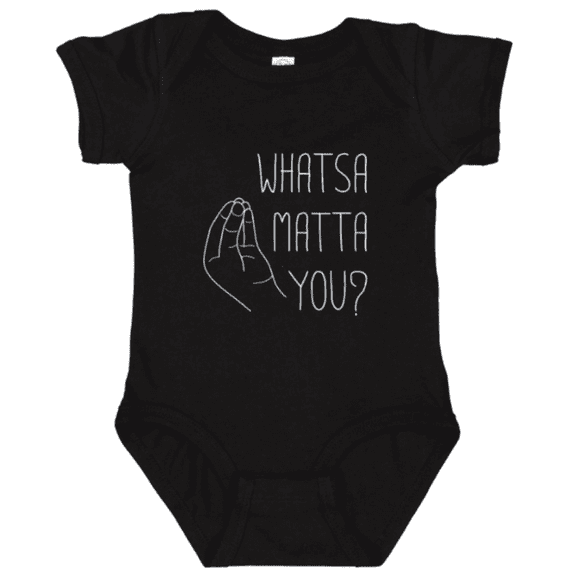 Baby Onesie Hub Whatsa Matta You Baby Bodysuit, Funny Pregnancy ...