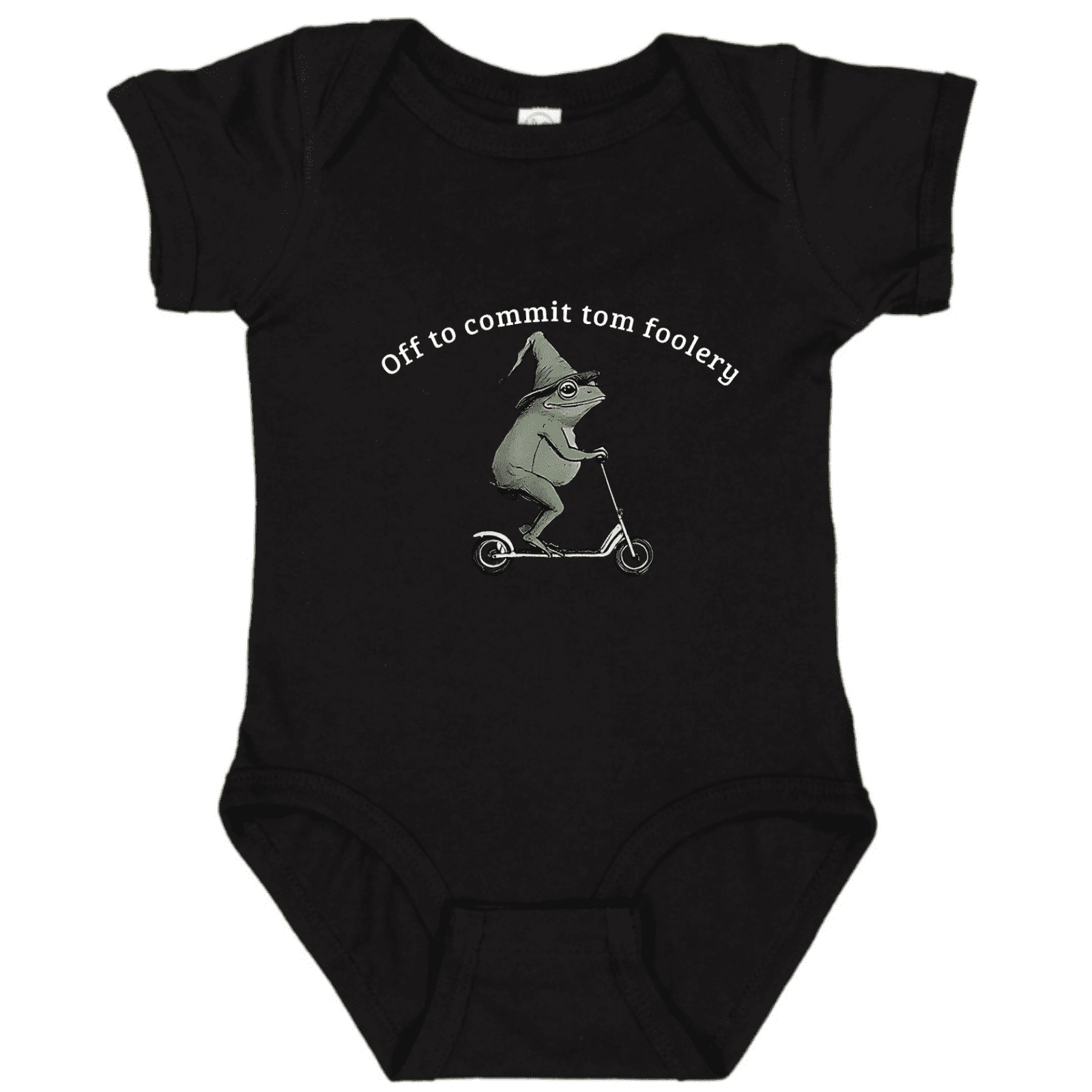 Baby Onesie Hub Wizard Frog Baby Bodysuit, Funny Boys and Girls Baby ...