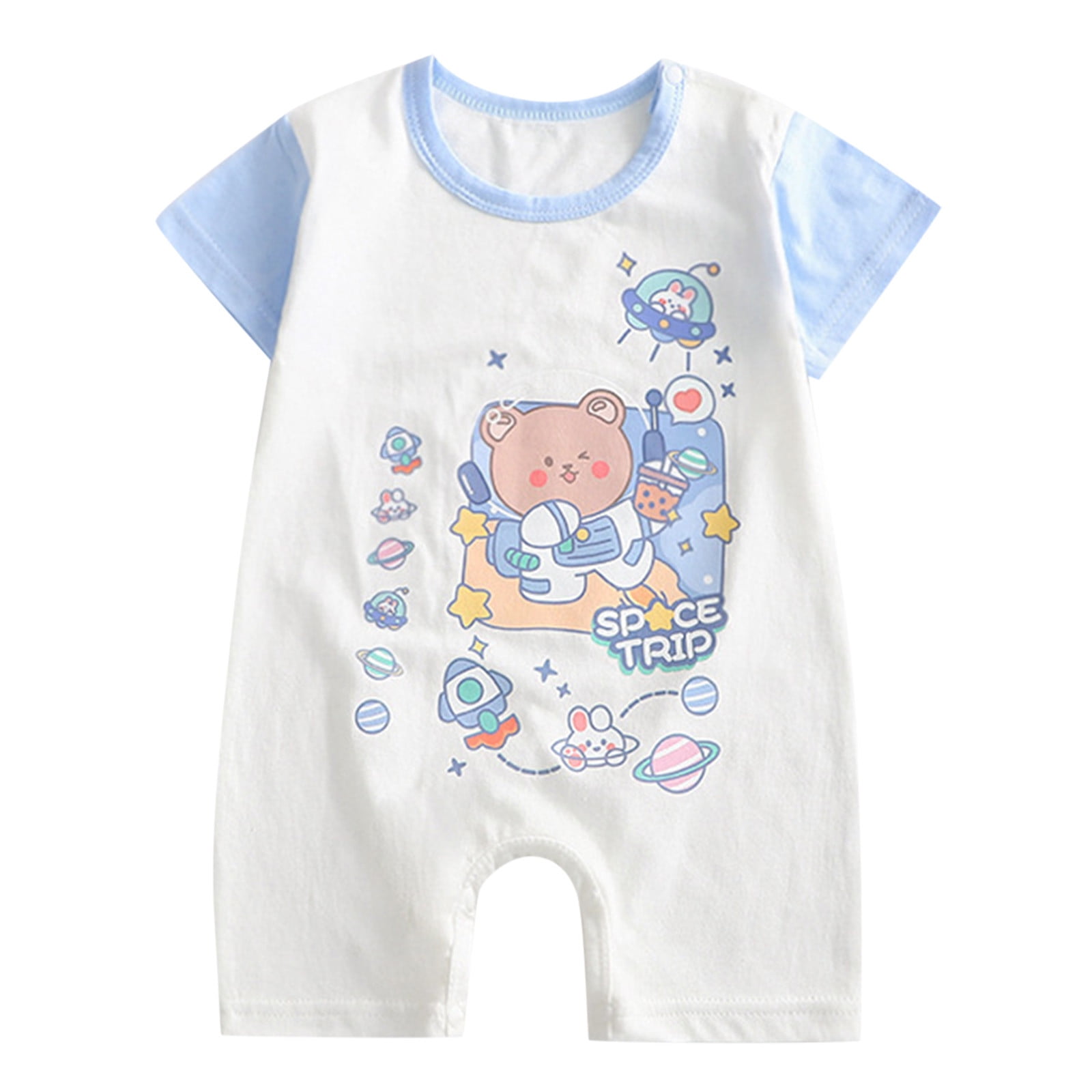 Baby Onesies Baby Boy Romper Children Girls Cartoon Short Sleeve Cute ...