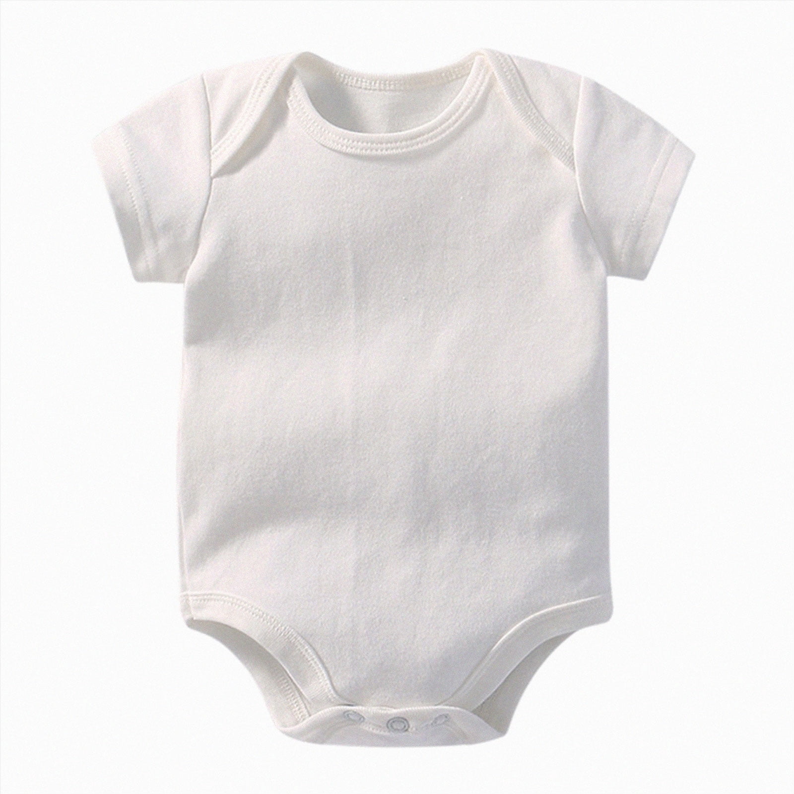 Baby Onesies Boy Unisex-Baby Short Sleeve Soft Solid Bodysuits for ...