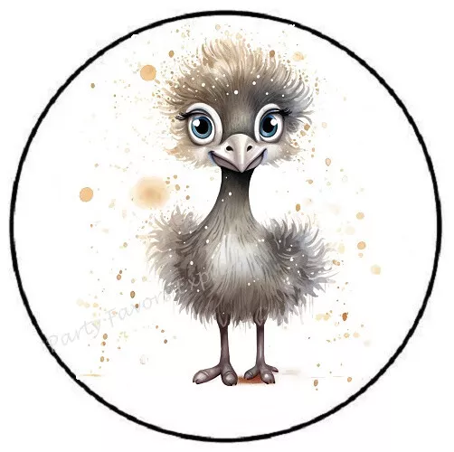 Baby Ostrich Sticker Party Favors Sticker Envelope Seals Labels ...