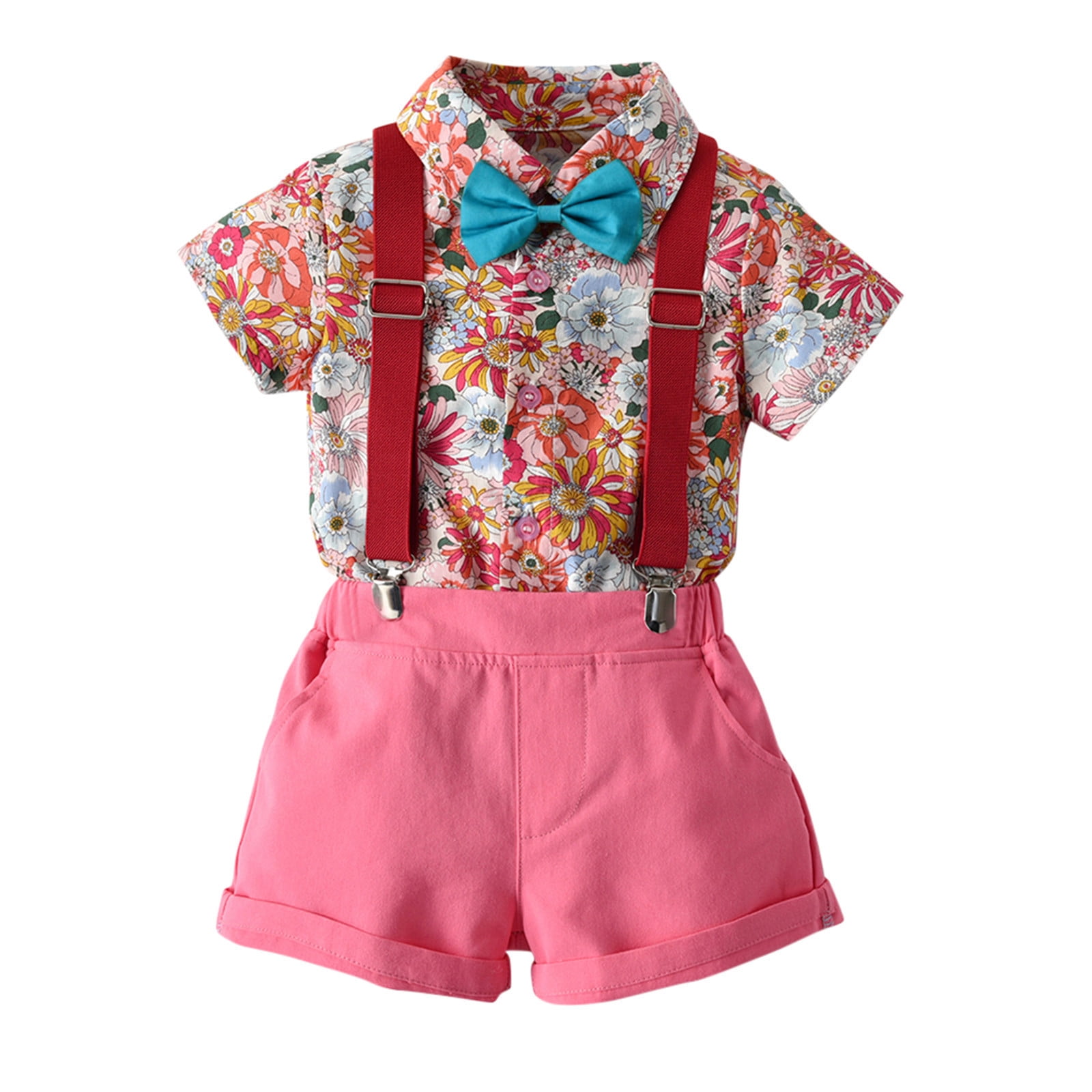 Baby Outfits Boy Child Toddler Boys Hawaiian Style Summer Casual ...