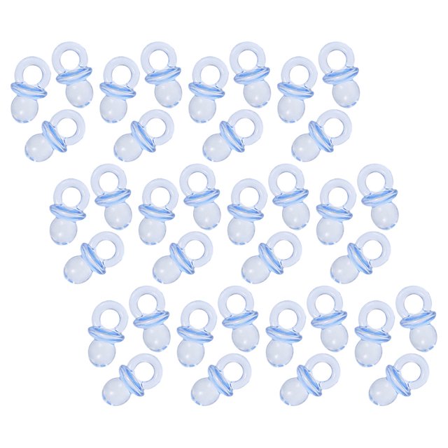 FENGGUIQU Mini Pacifiers 150Pcs Acrylic Baby Shower Decor for Newborns ...