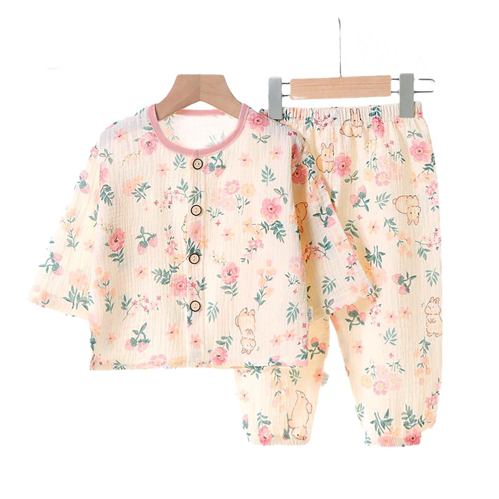 Baby Pajamas Baby Long Sleeve Pajamas Toddler Pajama Set Toddler ...