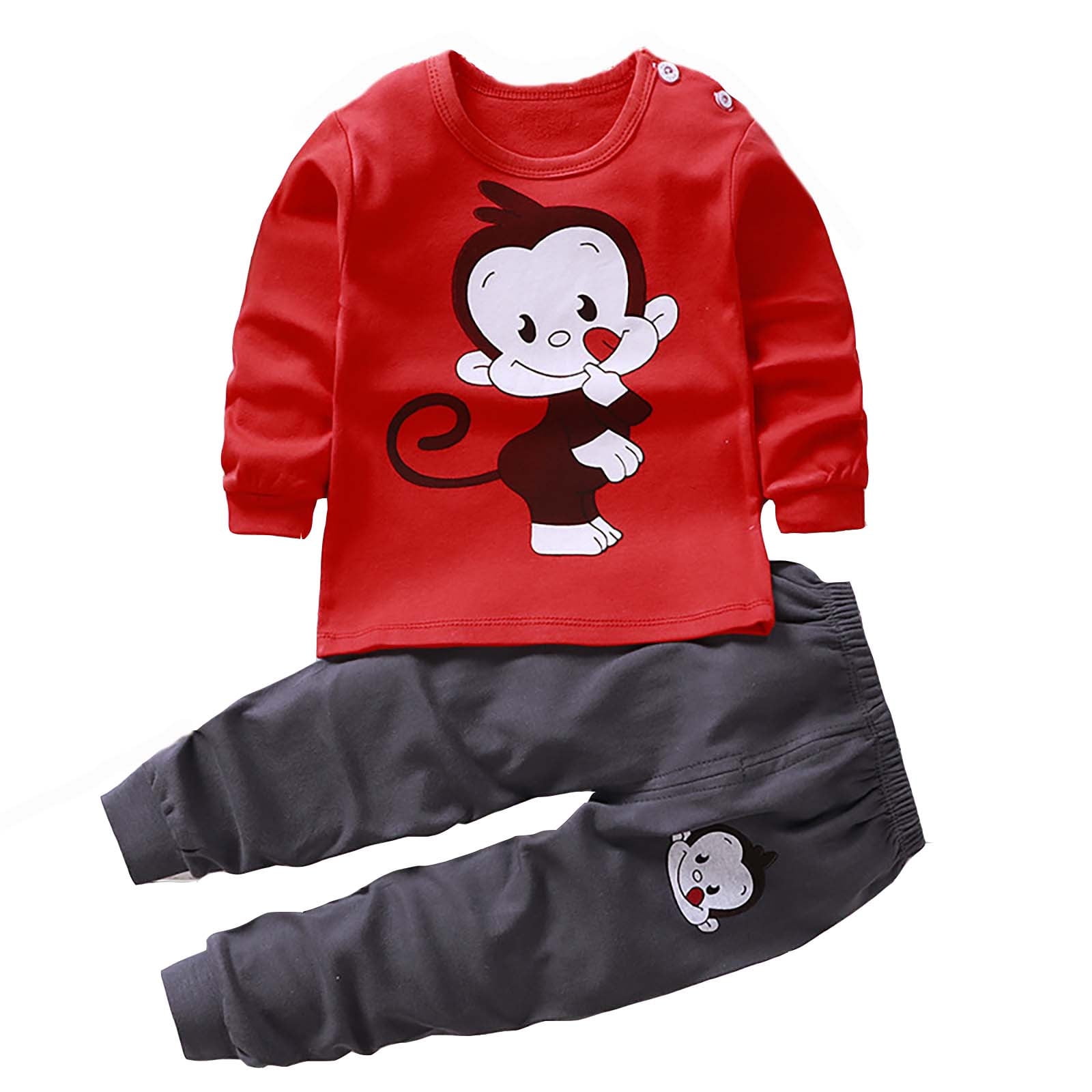 Baby Pajamas Set Pjs - Kids Toddler Boy Girl Short Sleeve Snug Fit ...