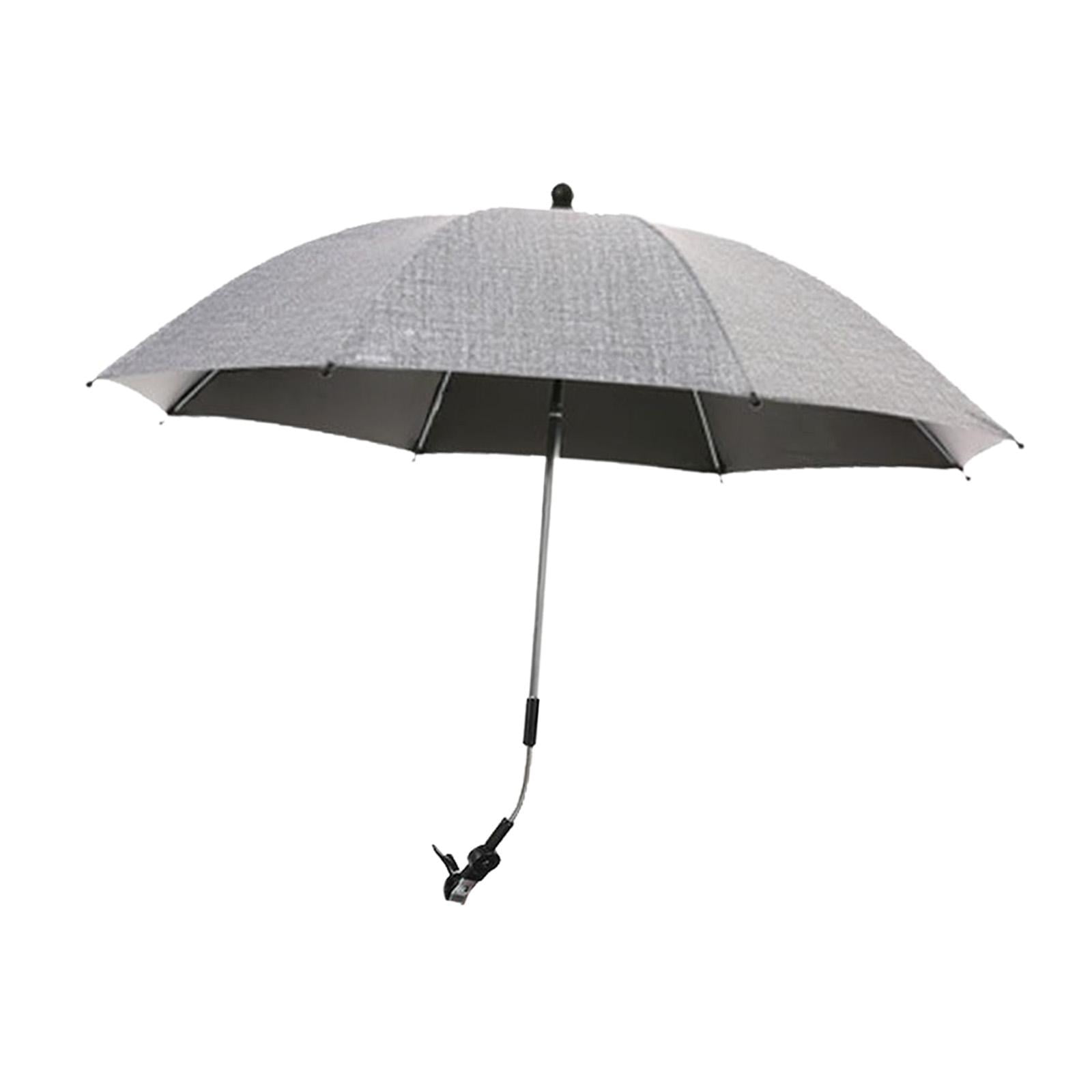 Baby Parasol Baby Pram Umbrella with Clamp Waterproof Umbrella Sun ...