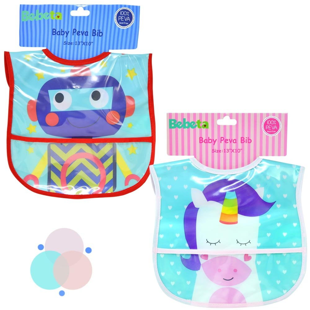 Baby Peva Bib, 2 Asstd. - Walmart.com