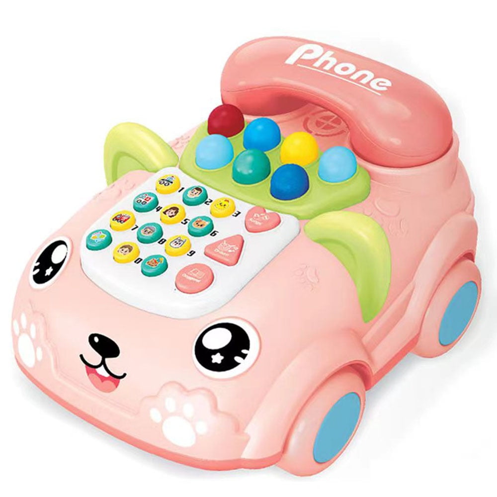 Baby Phone Toy for Toddlers 1-3 years old, Musical Phone Toy with Light ...