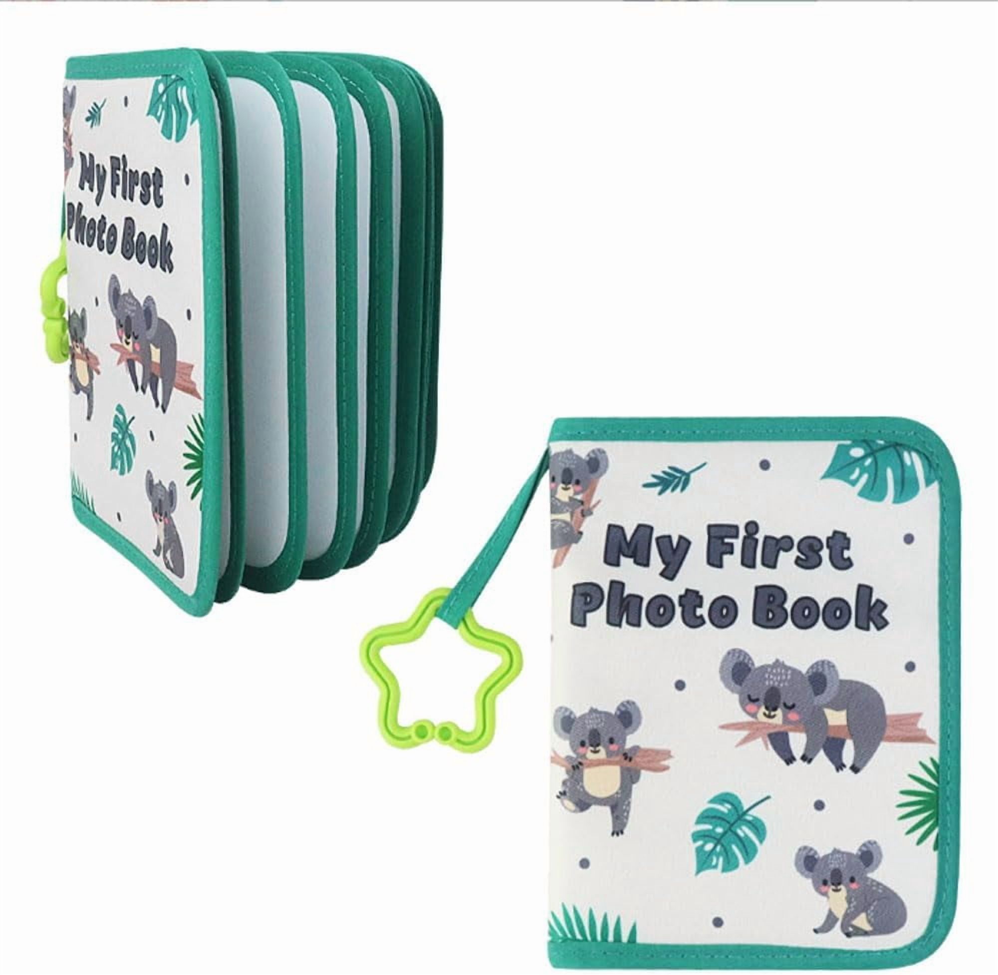 Baby Photo Album 17 4x6 Pictures Soft Cloth My first family Photo Album ...