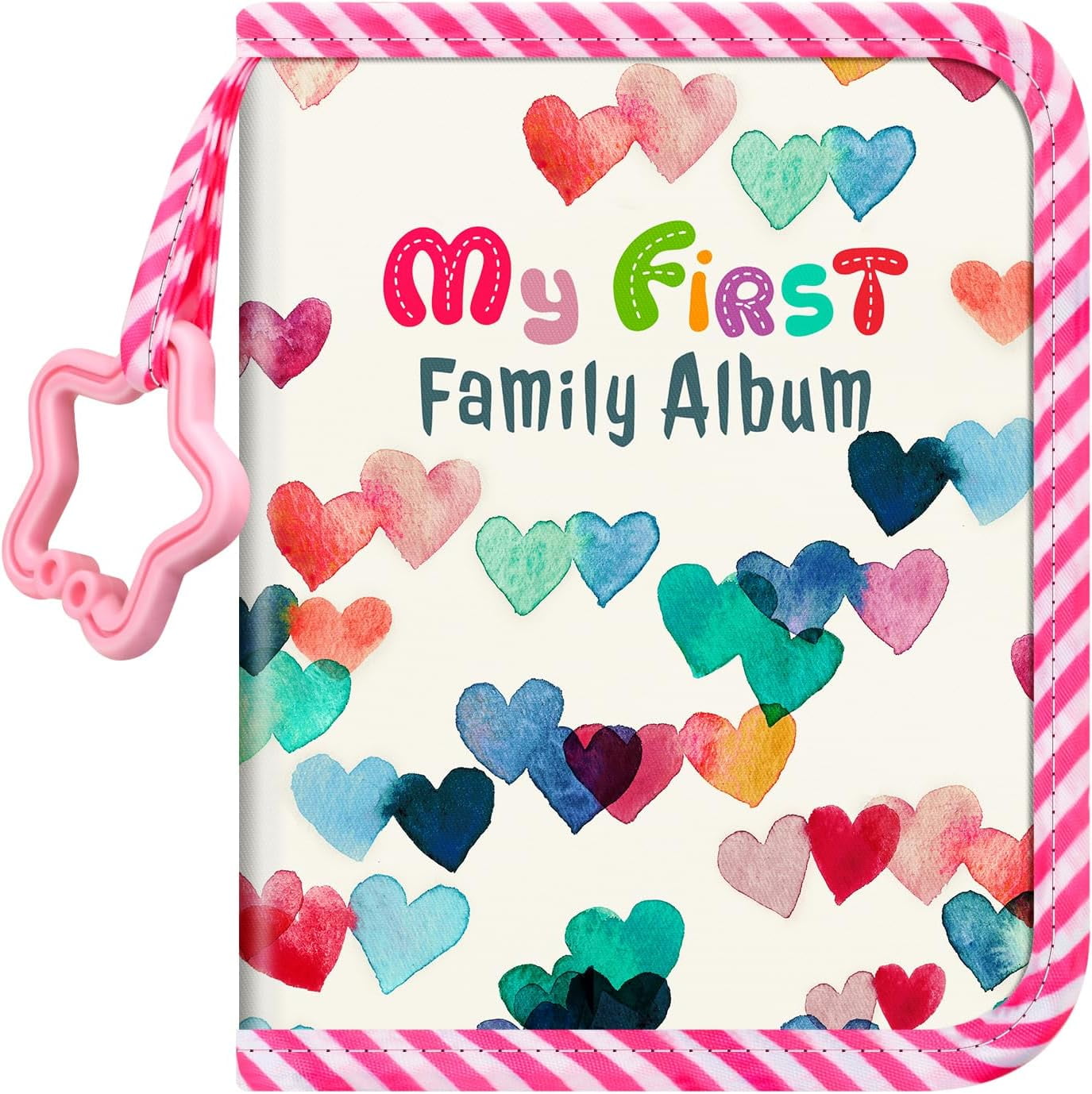 Baby Photo Album 4x6 Inch, 18 Photos My First Family Album Book with ...