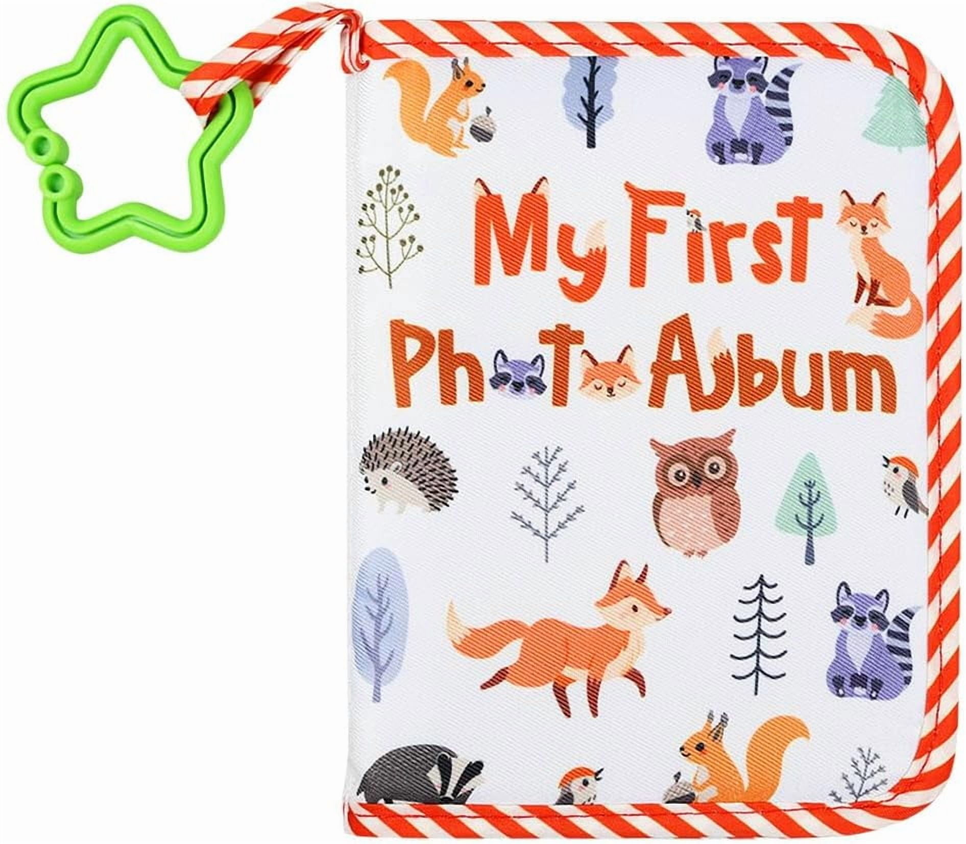 Baby Photo Album Baby Memory Book, Soft Cloth Photo Book First Year ...