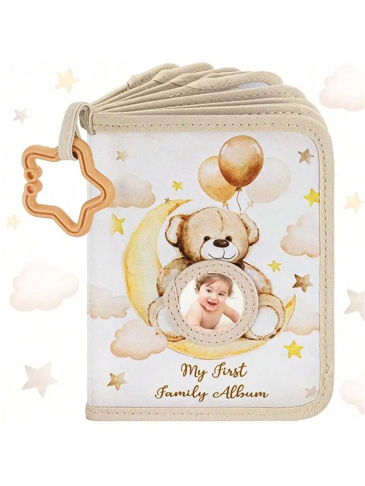 Baby Photo Album First Year Baby Photo Book Growth Babies Albums Shower ...