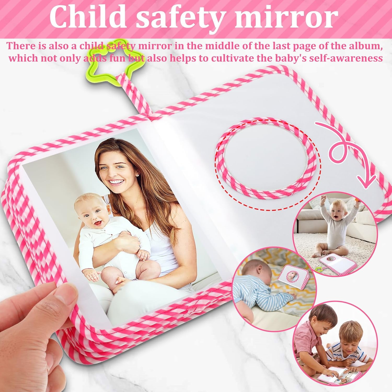 Baby Photo Albums, Baby‘s First Photo Book for Family Memory with Safe ...