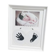 Tiny Ideas Baby Prints Collage Keepsake Frame with Clean-Touch Ink Pad ...