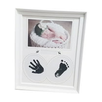 Tiny Ideas Baby Prints Collage Keepsake Frame with Clean-Touch Ink Pad ...