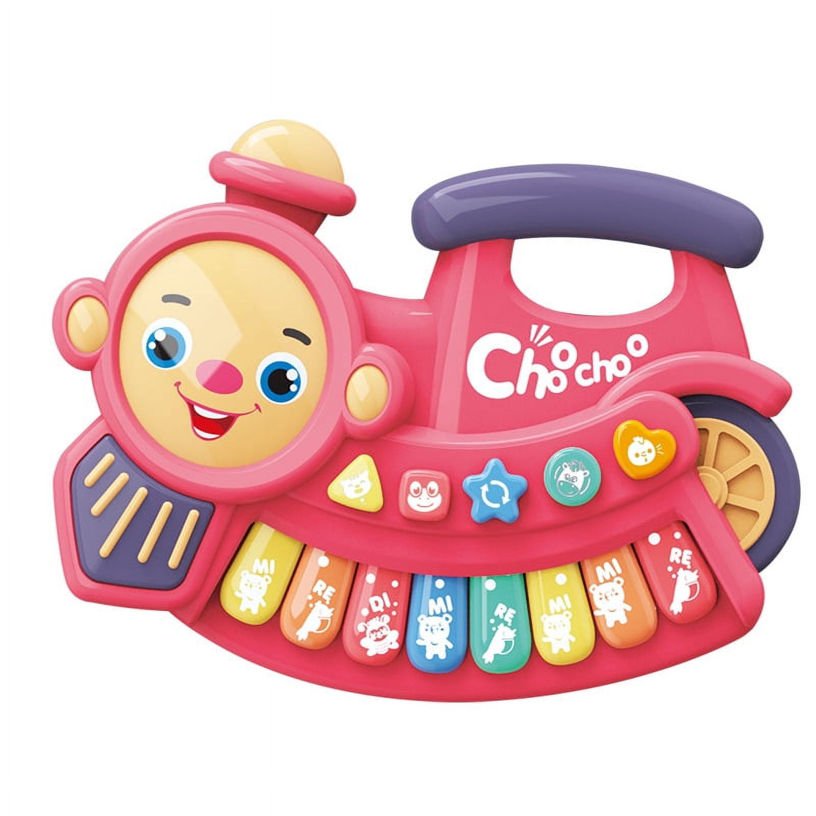 Baby Piano Toy 6 to 12 Months Trains Light Up Music Baby Toys for 6 9 ...