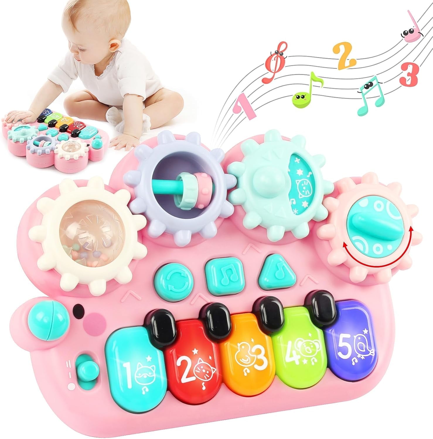 Baby Piano Toys,Piano Toys 6 9 12 18 Month Old Baby Piano Toys,Kids ...