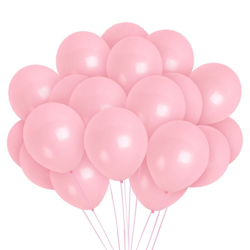 Baby Pink Balloons - 12 Inch Latex Balloons - 36 Pack - Walmart.com