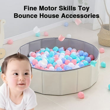 Banzai Rescue Fire Truck Play Center Inflatable Ball Pit, Includes 20 ...