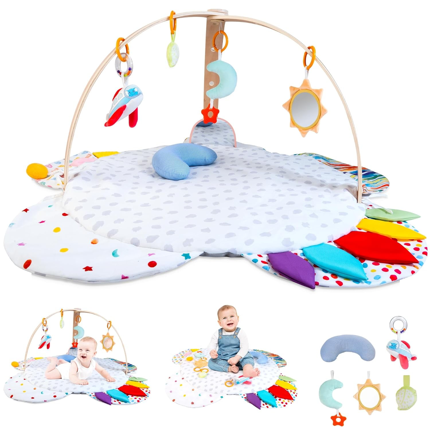 Baby Play Gym & Activity Mat | Stage-Based Developmental Activity Gym ...