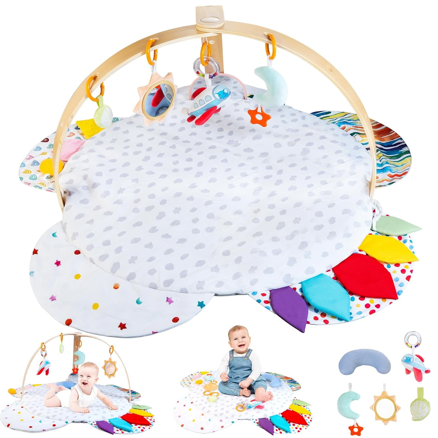 Baby Play Gym & Activity Mat | Stage-Based Developmental Activity Gym ...