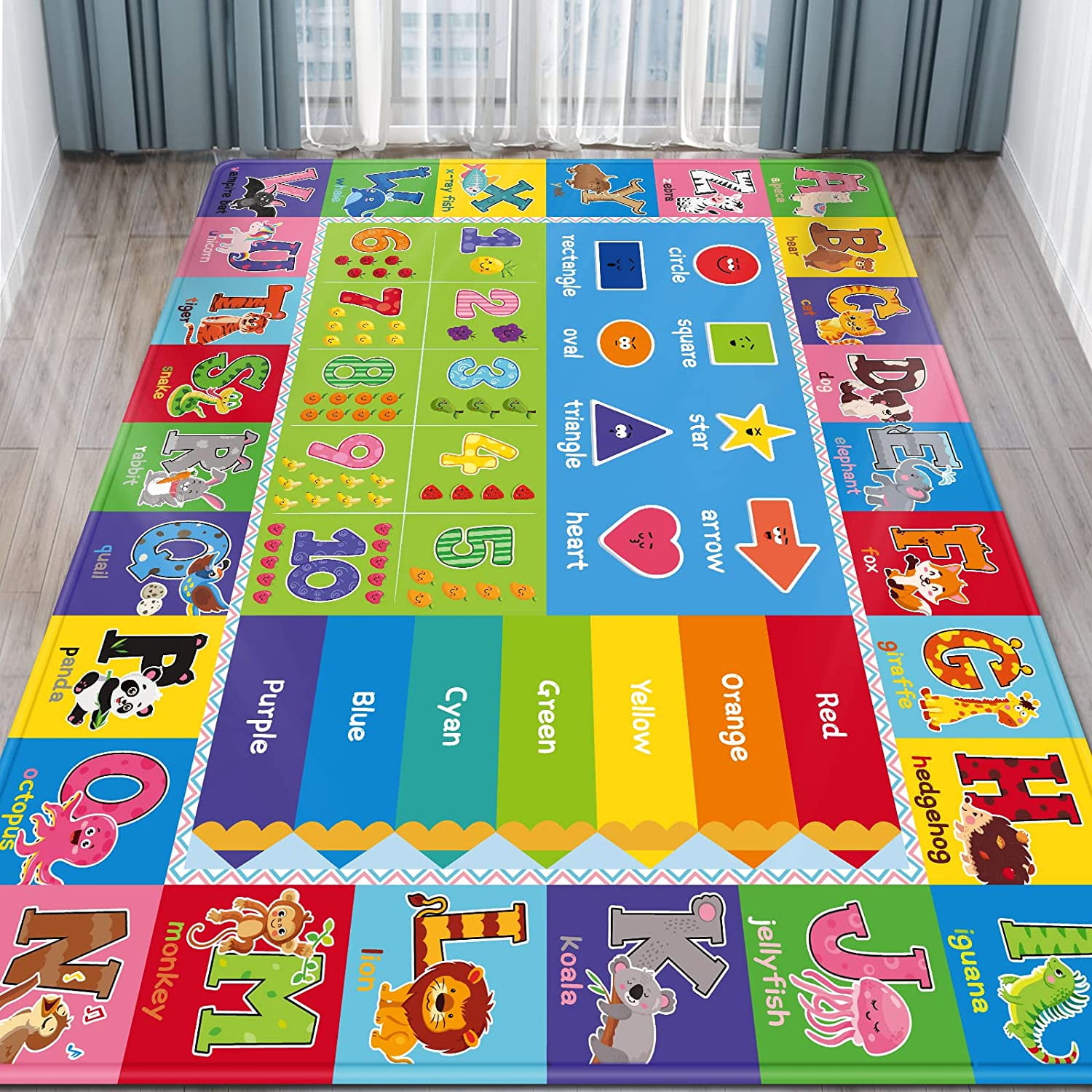 Baby Play Mat Kids Rug for Floor, Playmat for Kids Toddlers Infant ...
