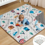 Fisher-Price Little People Dinosaur Village & Play Mat Toddler Playset ...