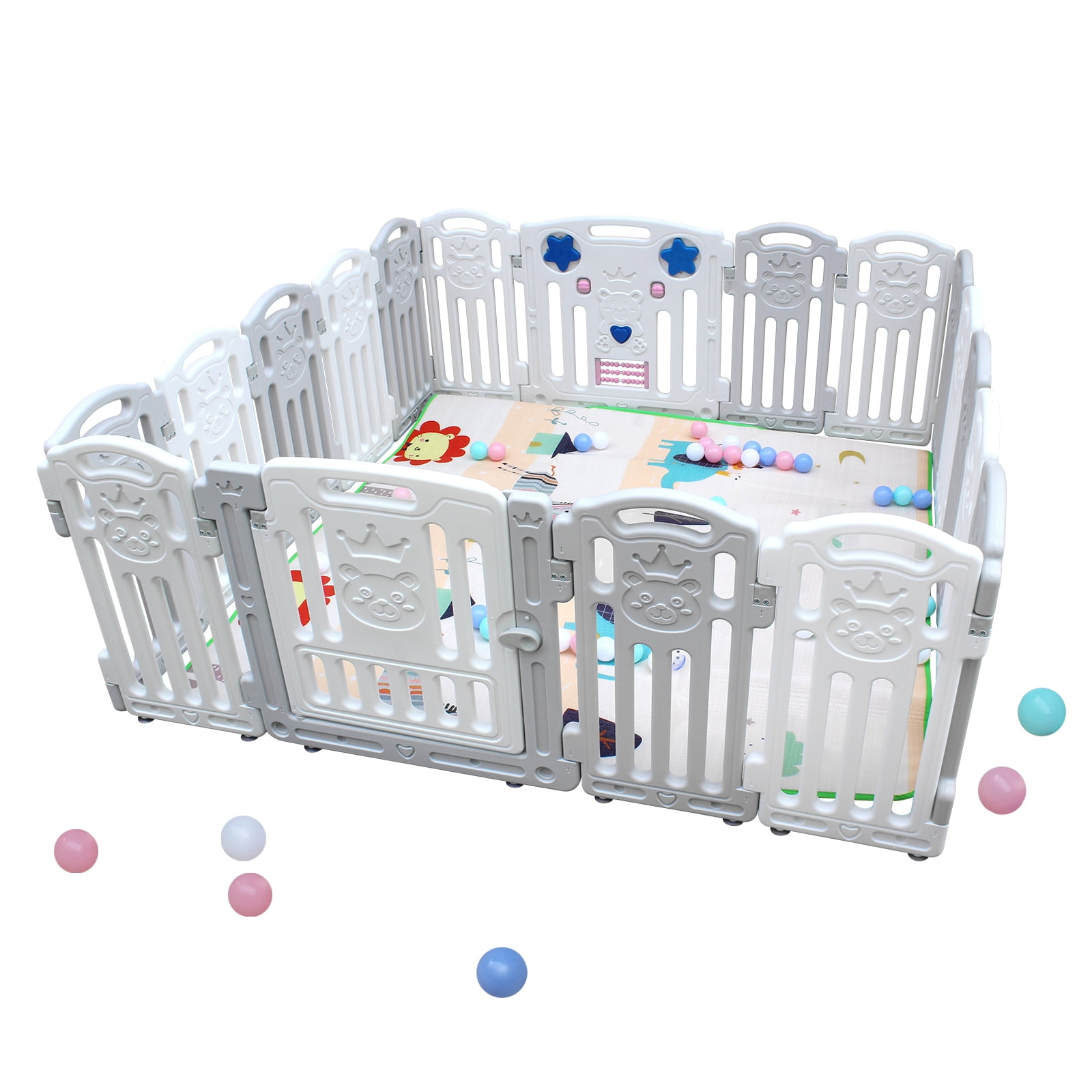 Baby Play Pen, Portable Playpen For Babies and Toddlers, 66"x66 ...