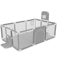 8666 Grey 6 Panel Play Gate - Walmart.com