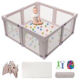 Baby Playpen 51" x 51", Play Pens for Babies and Toddlers Baby Fence ...