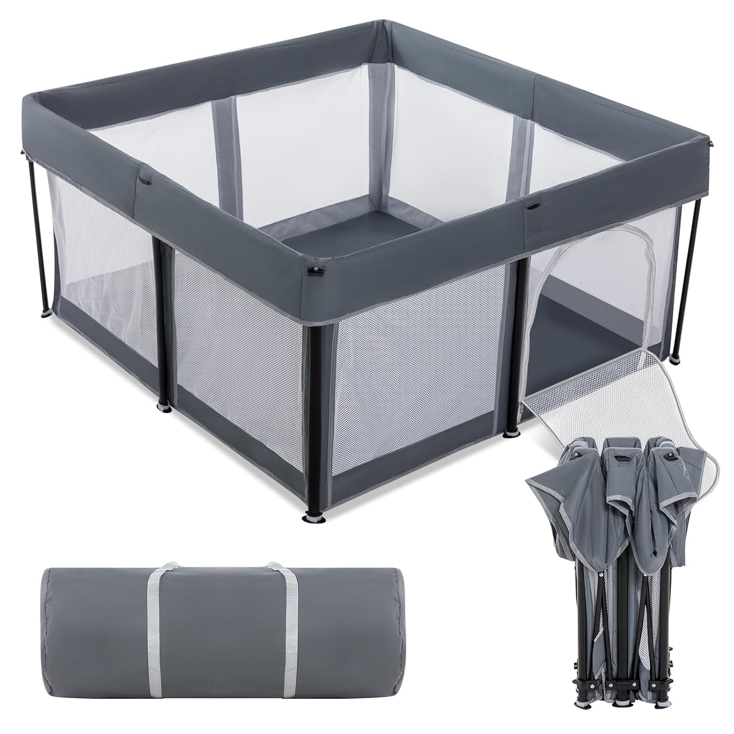 Baby Playpen,Collapsible Playpen for Babies and Toddlers, Extra Large ...