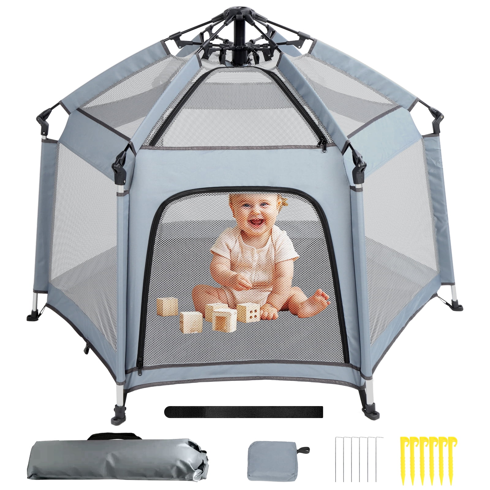 Baby Playpen, Indoor & Outdoor Playpen for Babies and Toddlers ...