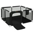 Baby Playpen, Outdoor Play Yard, Portable Play Yard 4-Panel- Baby ...