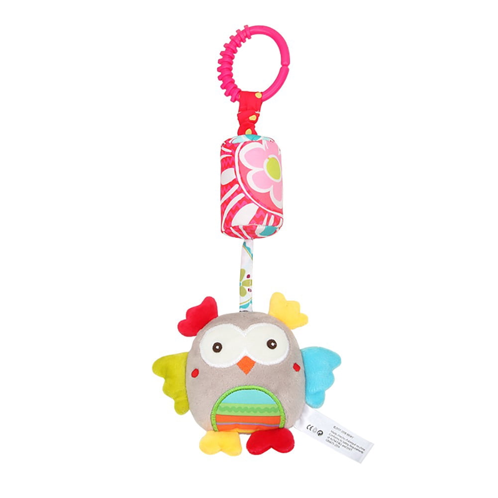 Baby Plush Hanging Toy, Animals Ring Stroller Infant Car Bed Crib ...