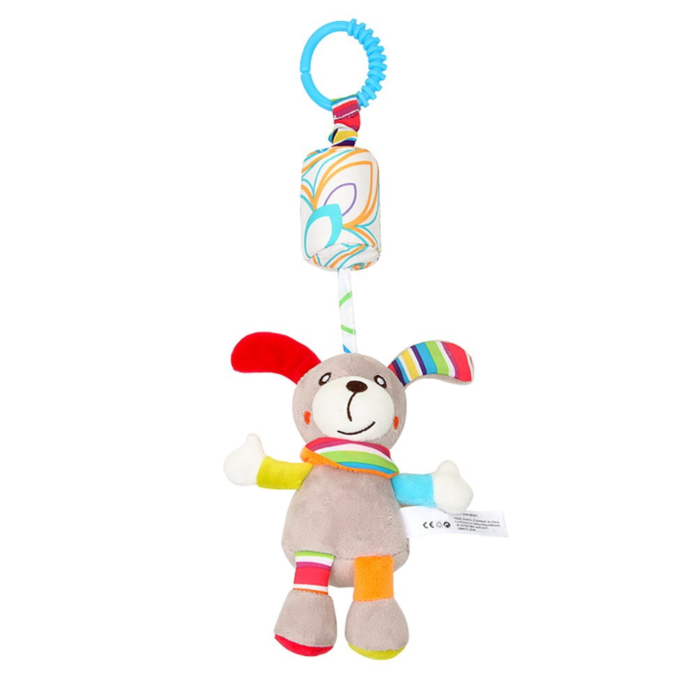 Baby Plush Hanging Toy, Animals Ring Stroller Infant Car Bed Crib ...