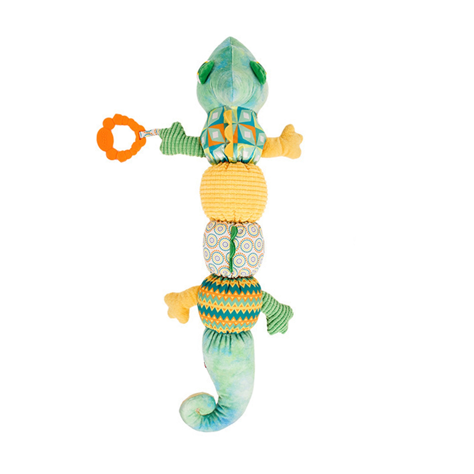 Baby Plush Toy Cute Chameleon Plush Doll Built in BB Sounder Crinkle ...