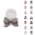 Baby Pom Pom Knit Beanie Hat Soft Warm Winter Cap Cute Design Thickened ...