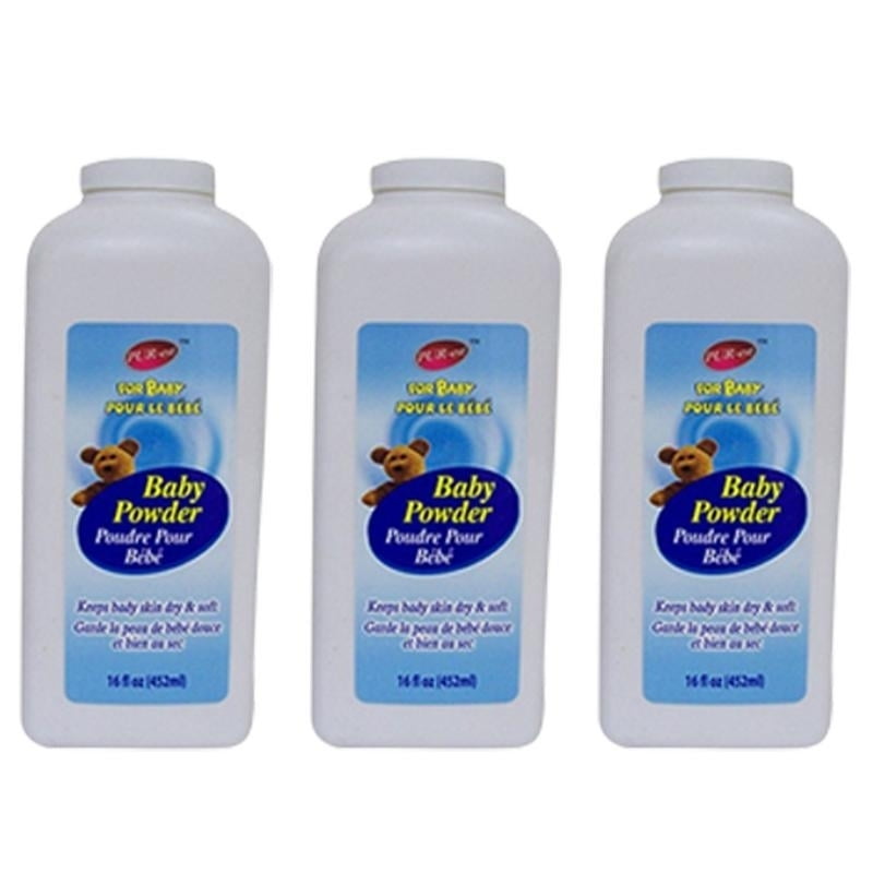 Baby Powder (452ml) (Pack of 3) By Purest - Walmart.com