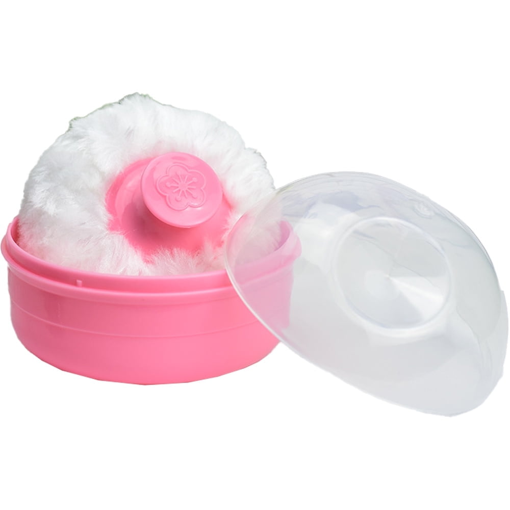 Baby Powder Container with Puff - 2Pcs Body Powder Puff with Handle ...