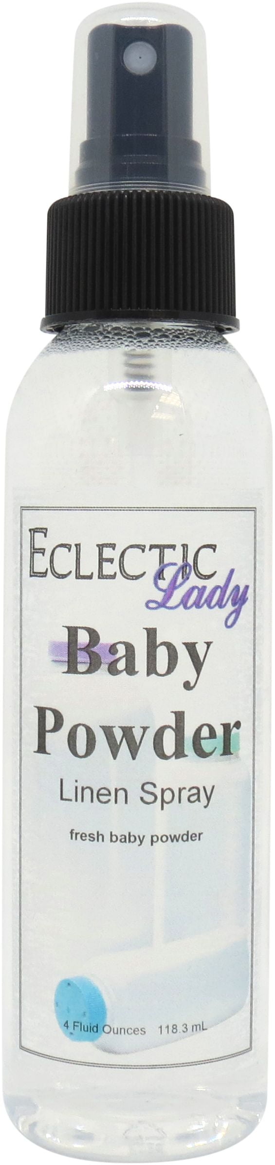 Baby Powder Linen Spray, 4 ounces - Eclectic Lady Sheet and Linen Spray ...